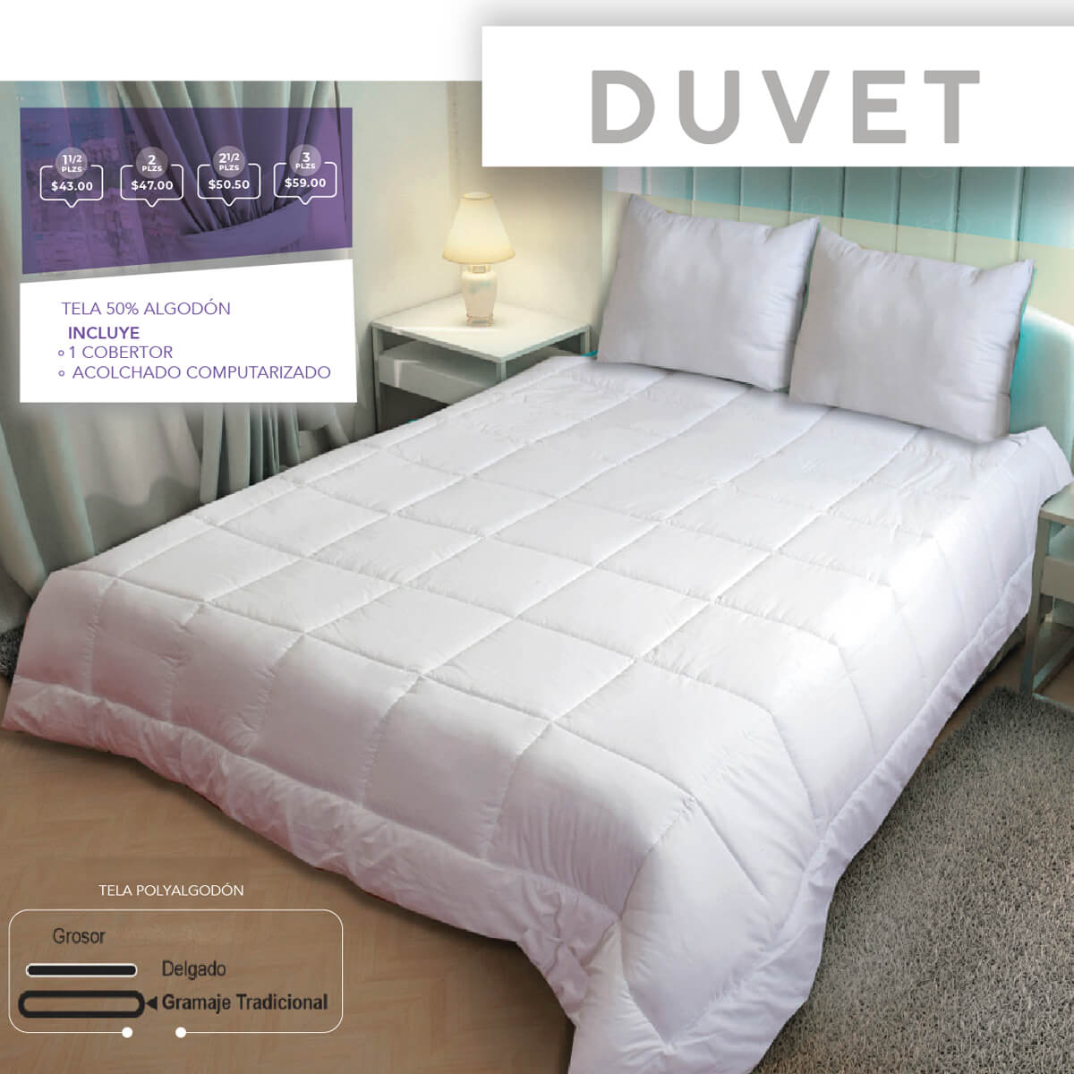 Duvet Blanco – CUBRETTE